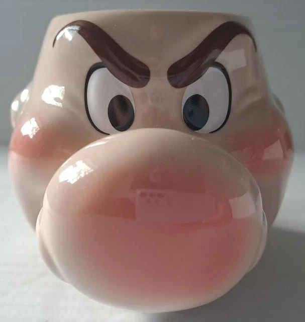 DISNEY STORE GRUMPY Dwarf Snow White Figural Mug Rare 3D £24.99 ...