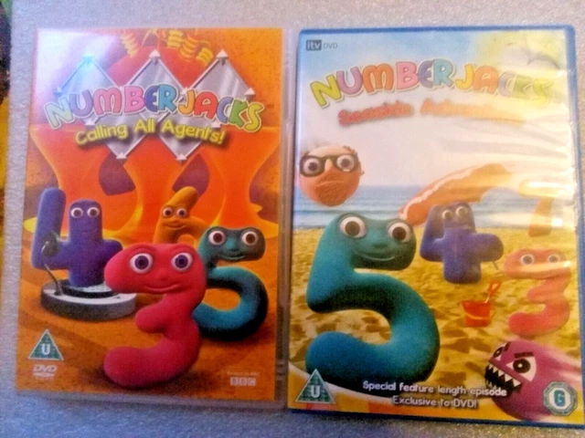 NUMBERJACKS DVDS: CALLING All Agents! & Seaside Adventure, Volumes 2 ...