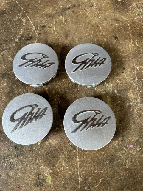 FORD AU2 AU3 Ba Bf Fairmont Ghia Fairlane Ghia Alloy Wheel Centre Caps ...