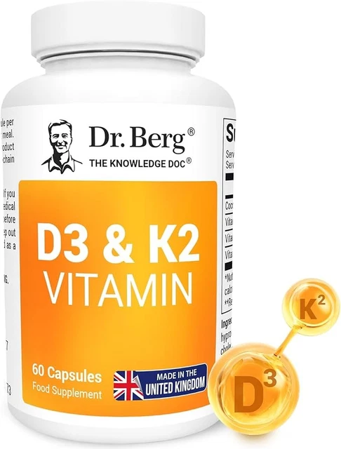 VITAMIN D3 K2 Powder with MCT Oil 2000 IU High Absorption Supplement £ ...