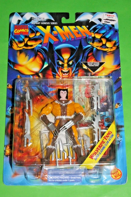 1995 MARVEL X-MEN Mutant Genesis Series Wolverine Fang Figurine Jouet ...