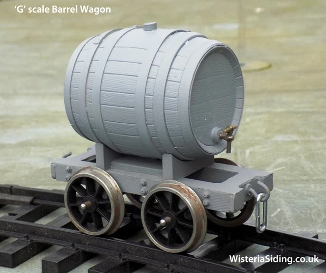 'G' SCALE 7/8THS scale Narrow Gauge Barrel Wagon with Slaters G1 Wheels ...