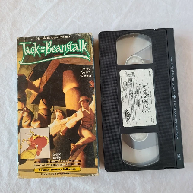 JACK AND THE Beanstalk *Tested* VHS Hanna-Barbera, Gene Kelly, Family ...