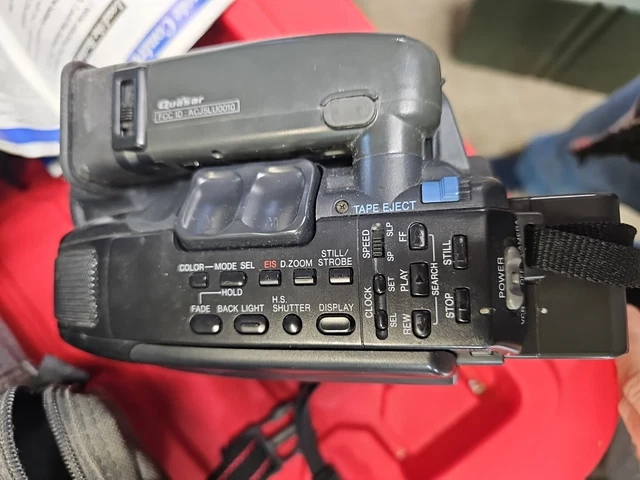 QUASAR VM-539 VHS-C Video Camera Digital 20x Zoom Camcorder Untested AX ...