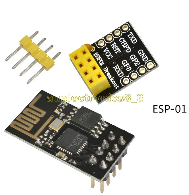 ESP8266 SERIAL ESP-01 With Adapter WIFI Transceiver Module Breakout ...