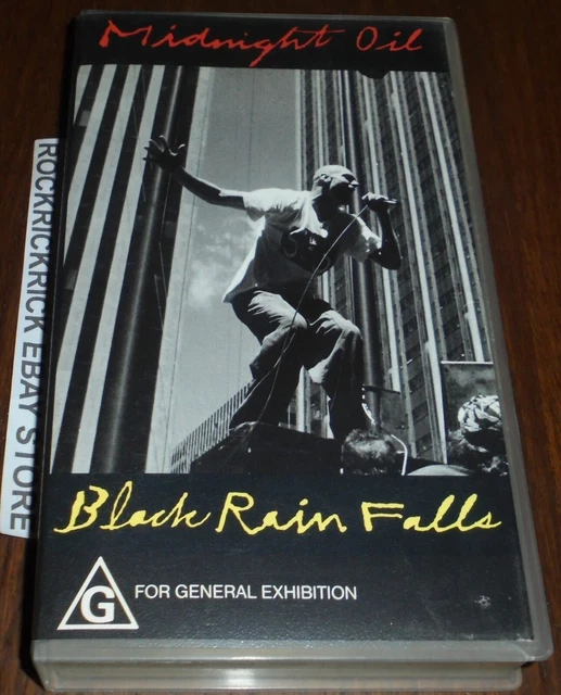 MIDNIGHT OIL BLACK Black Rain Falls Vhs Tape Rare 1990 $13.50 - PicClick AU