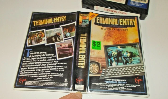 TERMINAL ENTRY VHS Pal 1986 Virgin $40.50 - PicClick AU
