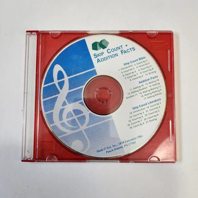 MATH U SEE CD Skip Count & Addition Facts Demme Learning Homeschool ...