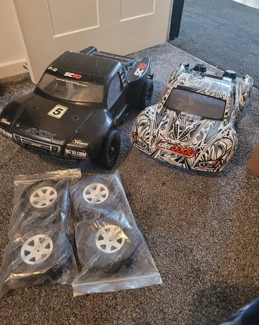 TEAM ASSOCIATED SC10 brushless shortcourse rc truck with extras £177.52 ...