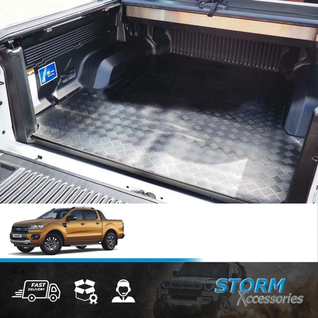 FOR FORD RANGER T6 Wildtrak Double Cab 2019-22 Rear Load Bed Rubber Mat ...