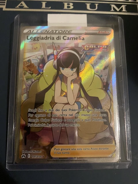 CARTA POKÉMON LEGGIADRIA di Camelia - Zenit regale 147/159 Full Art EUR ...
