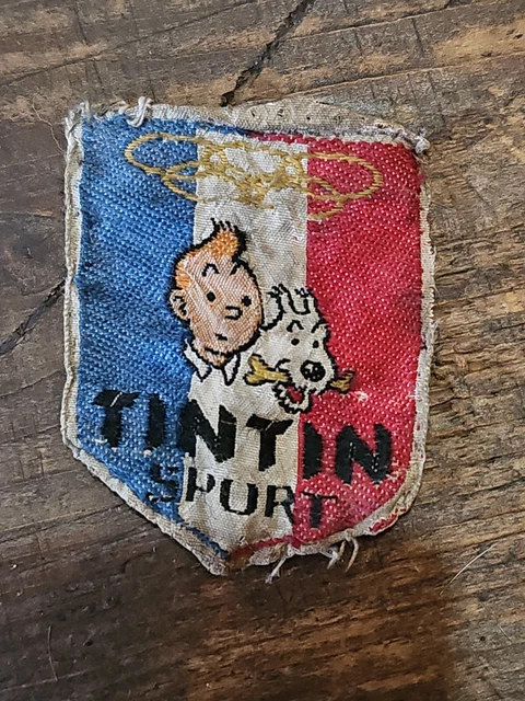 RARE HERGE TINTIN PATCH ECUSSON TINTIN SPORT années 1930 1940 EUR 30,00 ...