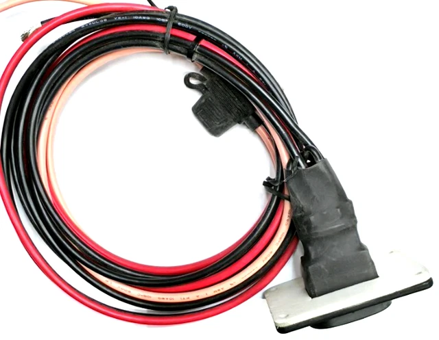 LIPPERT 141892 OEM BLACK LANDING GEAR LEG CONTROL SWITCH w/CABLE *C17 ...