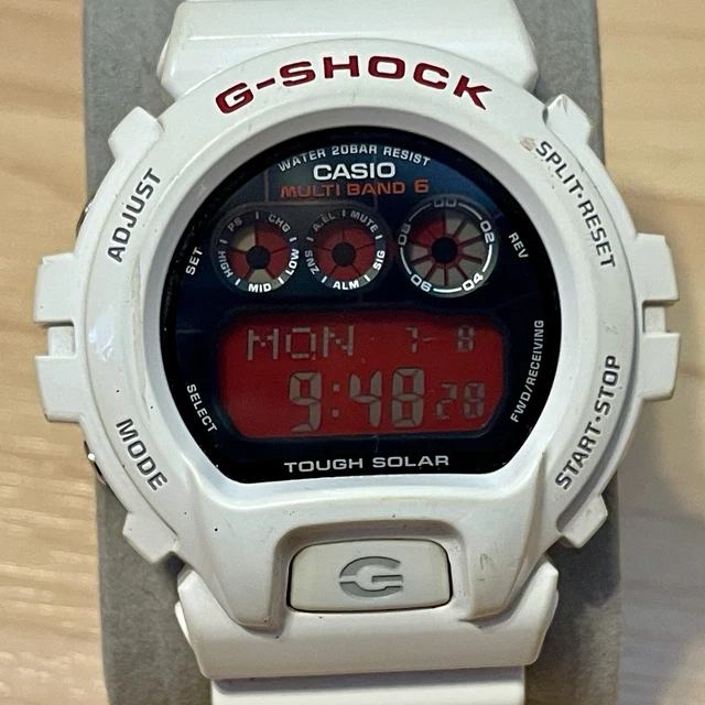 OROLOGIO DIGITALE DA uomo Casio G-Shock GW-6900F-7 Duro Display Solare Atomico Rosso 6900 EUR 90 ...
