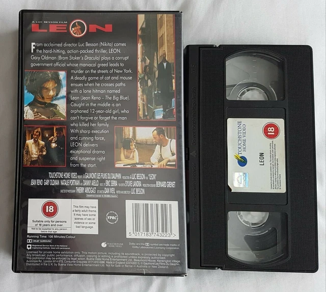 LUC BESSON'S LEON : The Professional (VHS) BIG BOX - Jean Reno + Gary ...
