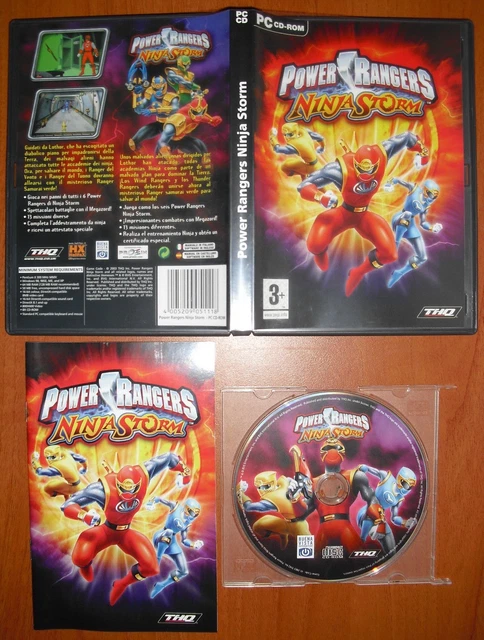 POWER RANGERS: NINJA Storm [PC CD-ROM] THQ Versión Española ¡¡MUY RARO ...