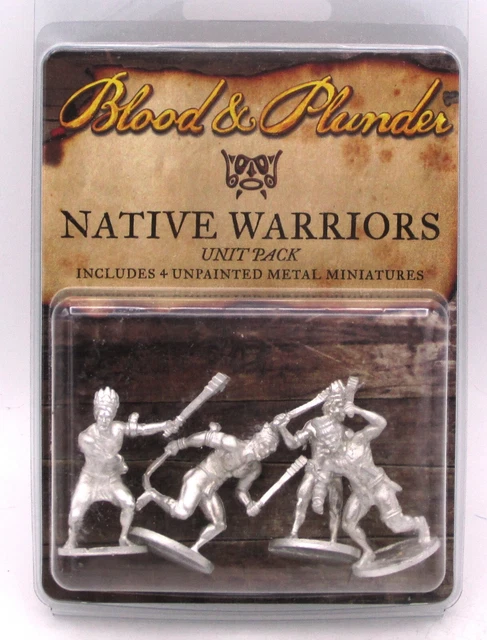 BLOOD & PLUNDER FGD0098 Native Warriors (Unit Pack) Indian Tribal ...