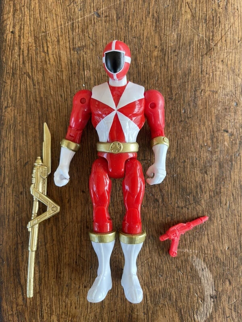 POWER RANGERS SUPER Megaforce Lightspeed Rescue Red Ranger avec armes ...