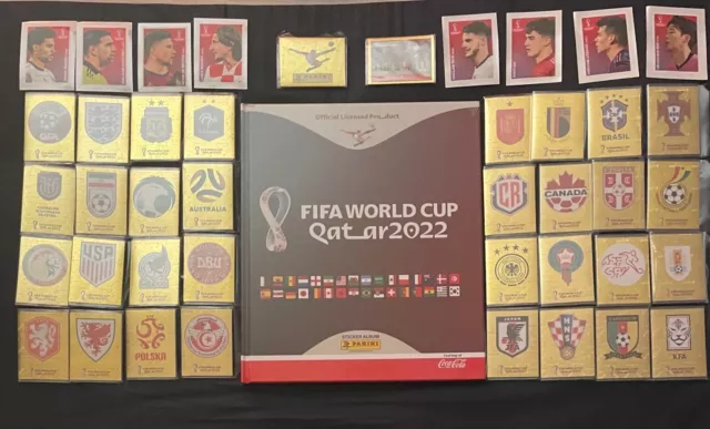 Panini World Cup 2022 Coca Cola Hard Cover Album Mexico Complete Set £15795 Picclick Uk