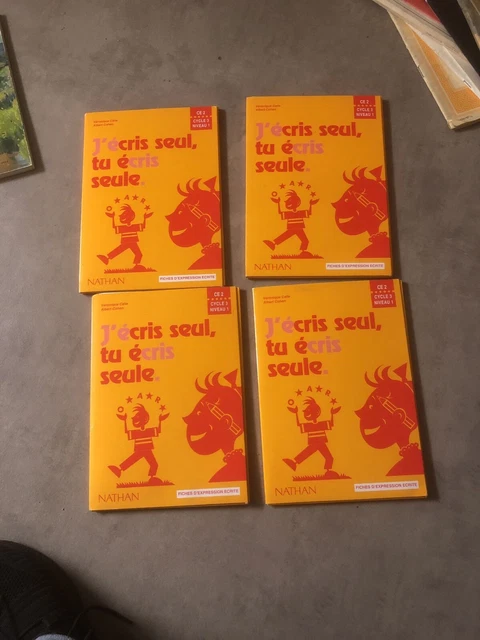4CAHIER J’ÉCRIS SEUL,TU écris seul CE2,cycle 3,niveau1,Fiche d ...