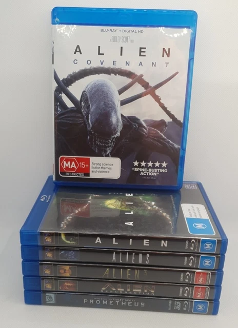 ALIEN MOVIE COLLECTION BLU-RAY, Action Horror Sci-Fi Sigourney Weaver ...