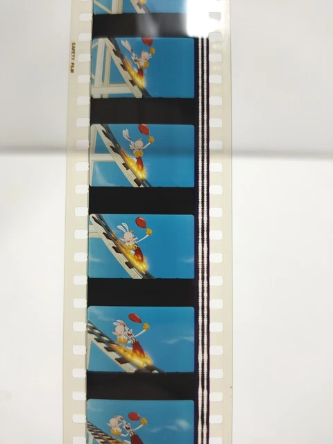 VINTAGE ROLLER COASTER RABBIT 35mm FILM REEL CARTOON ROGER RABBIT $450. ...