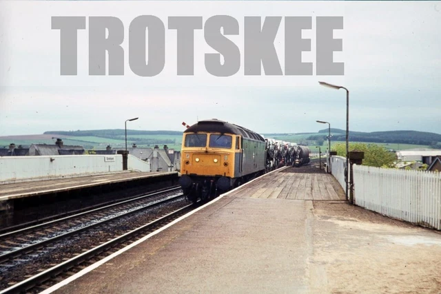 35MM SLIDE BR British Railways Diesel Loco Class 47 47264 Stonehaven ...
