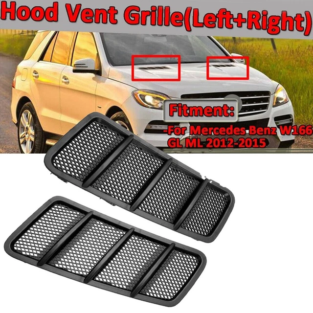 HOOD VENT GRILLE Grille Hood Left +Right ML350 ML550 ML63 2012-2015 For ...