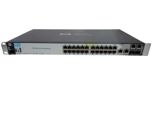 HP PROCURVE 2520-24-POE 24-Port Ethernet Networking Switch Model J9138A ...