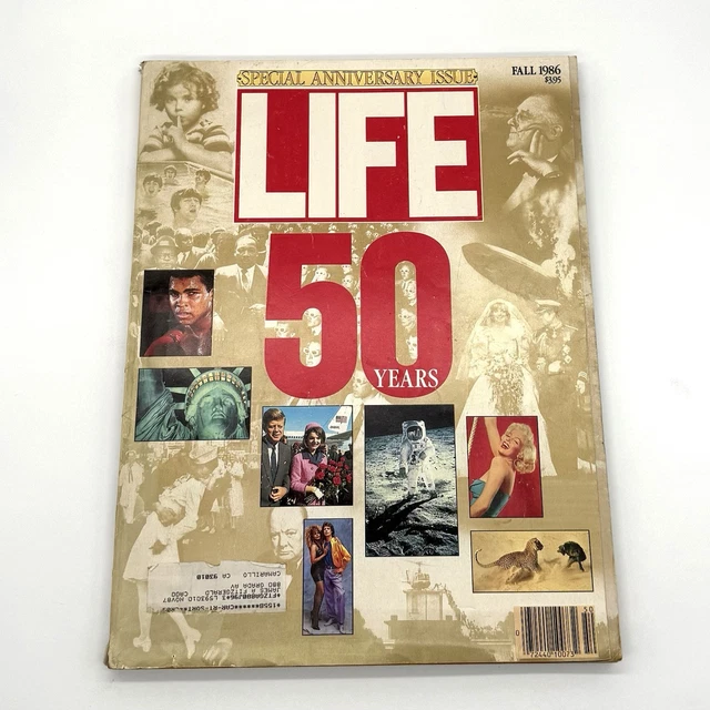 VINTAGE LIFE MAGAZINE Fall 1986 50th Anniversary Special Issue ...