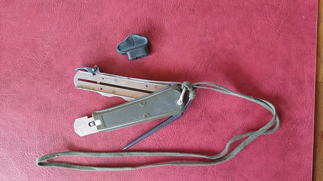 KAPPMESSER BUNDESWEHR BW Fallmesser Fallschirmjäger nur Griff ohne ...