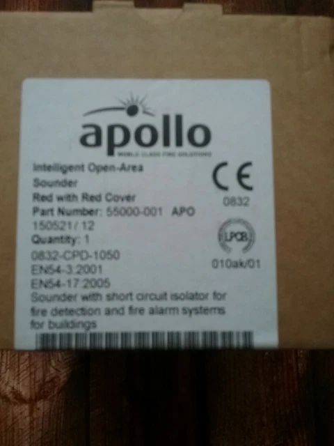 APOLLO OPEN-AREA SOUNDER Akustischer Signalgeber 55000-001 + Deep ...