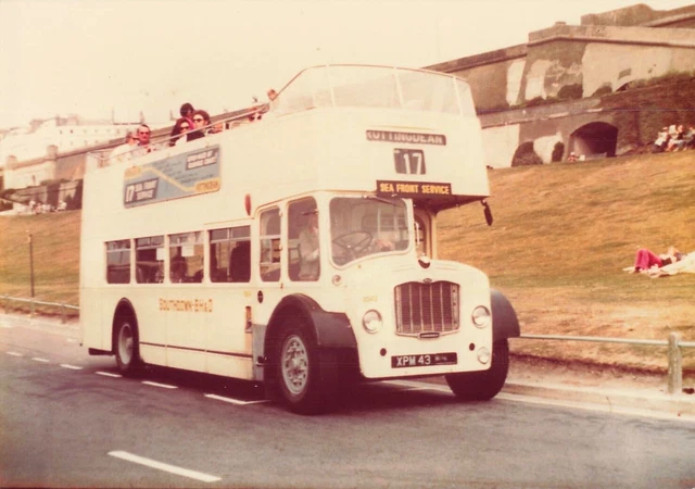 COLOUR BUS PHOTO - Open Top double Decker Bus - Route Sea Front ...