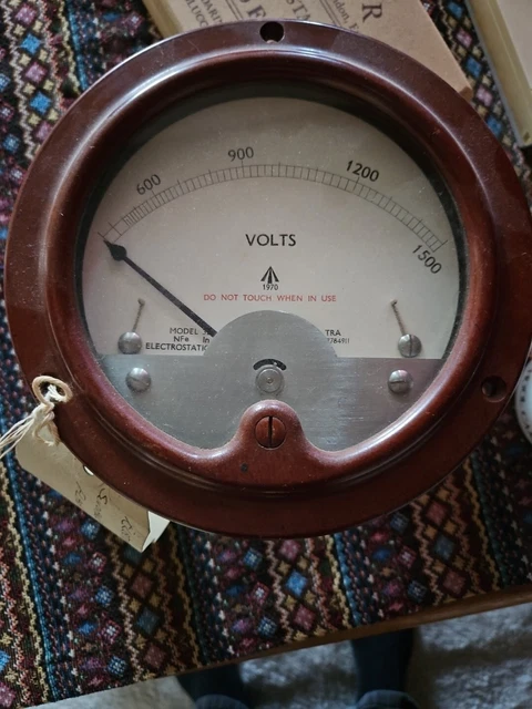 VINTAGE ELECTROSTATIC VOLTMETER MODEL 32, 1970 £17.50 - PicClick UK