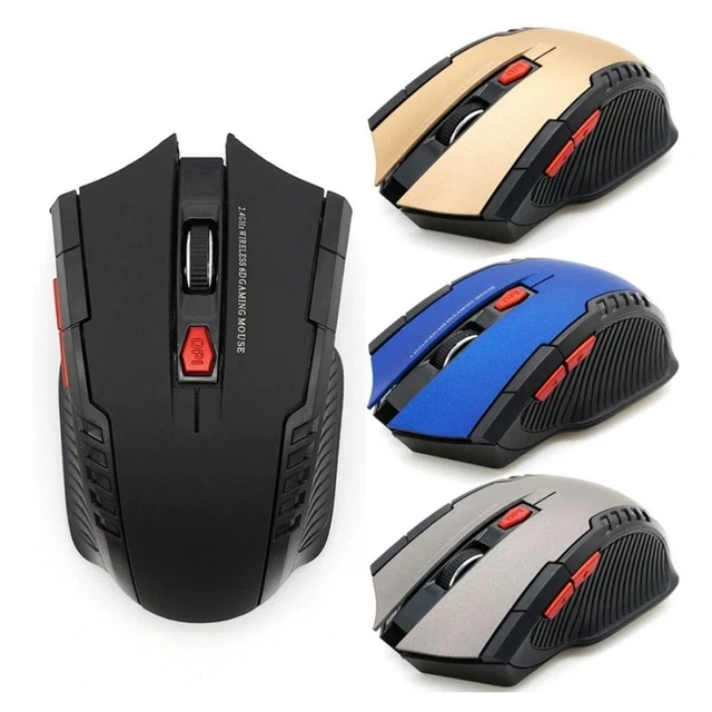 WITH USB RECEIVER Adjustable DPI Mouse Wireless Mice Gaming Mice ...