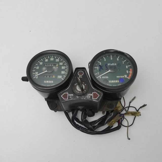 YAMAHA XS 650 Speedometer Instruments Cockpit Speedometer Tachometer ...