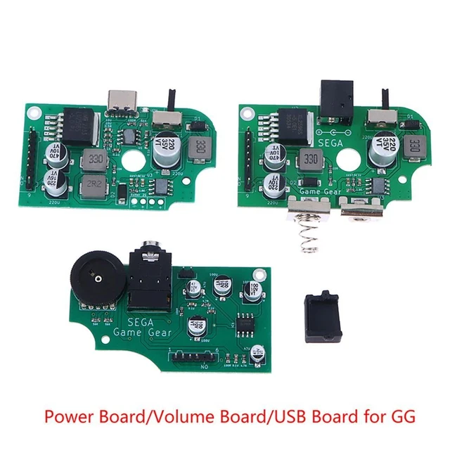DURABLE GAME VOLUME Board Pre-soldered On Off Board for Sega Game Gear ...