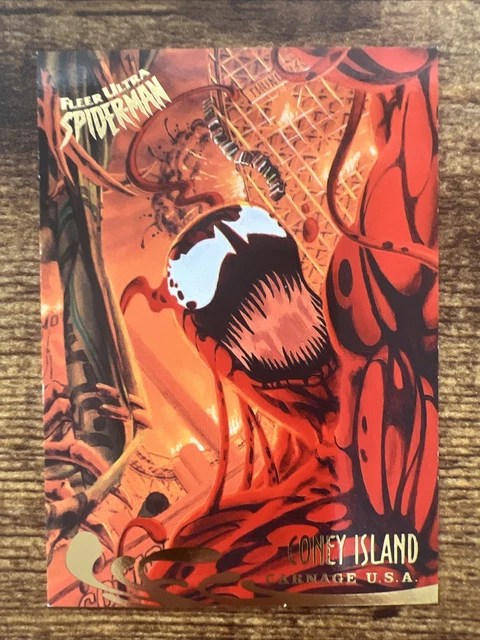 1995 FLEER ULTRA Spider-Man Carnage USA Coney Island #144 Marvel EUR 1 ...