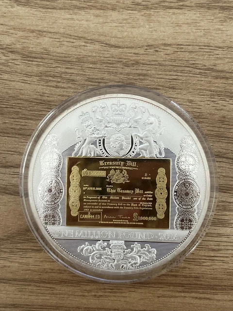 MÉDAILLE THE HISTORY of British coinage "ONE MILLION POUND 2016" EUR 12 ...