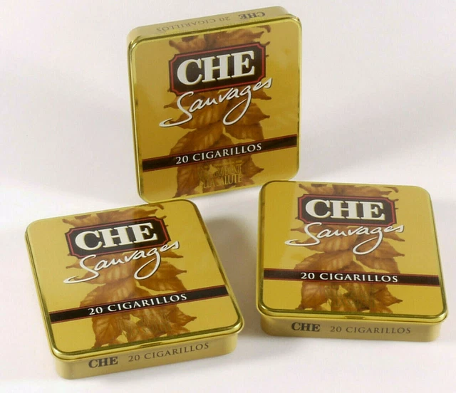 PRL) SIGARI CHE CIGARILLOS SAUVAGES SCATOLE EMPTY TINS BOITE LATTA ...