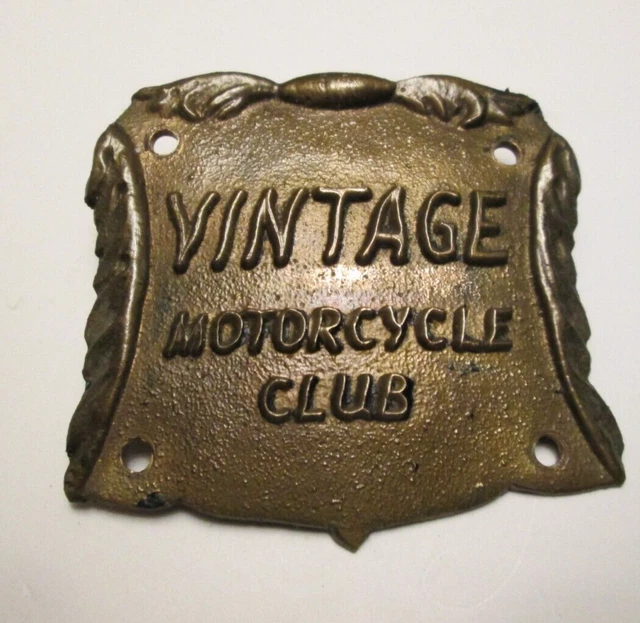 VINTAGE MOTORCYCLE CLUB Badge (Motor Cycle) VMCC V.M.C.C Veteran ...