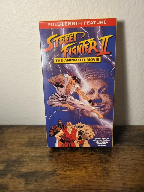 STREET FIGHTER II The Animated Movie VHS 1994 Alt Grunge Music CAPCOM ...