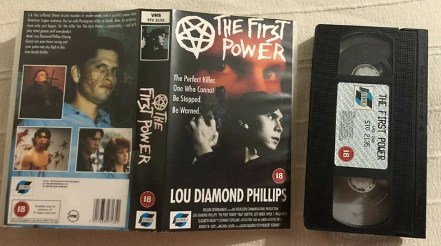 THE FIRST POWER {1990 Horror, Braveworld Vhs} Lou Diamond Phillips ...