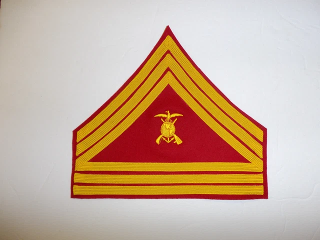 B0984S USMC CHEVRON1894-1920'S WW1 Master Gunnery Sergeant Rank Dress ...
