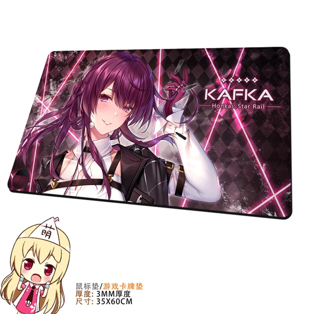 HONKAI: STAR RAIL kafka Cosplay Mouse Mat Mouse Pad Desk Mat 40x70CM F5 ...