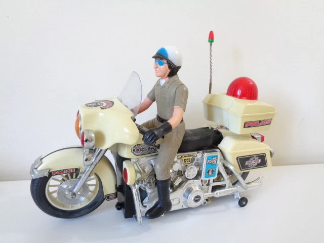 VINTAGE SON AI Toys 1984 Sa-170 Police Motorcycle + Rider Highway ...