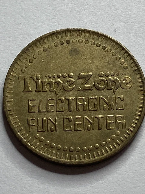 TIME ZONE ELECTRONIC Fun Center Arcade Game Token Defunct 23mm #rx1 $7. ...