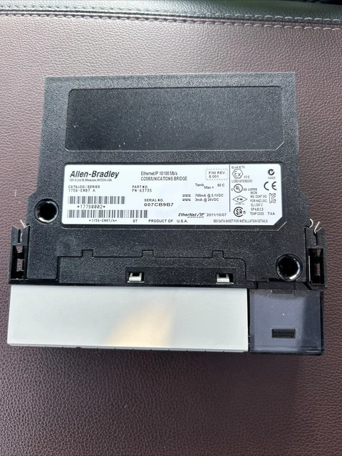 NEW OPEN BOX Allen-Bradley 1756-ENBT SER A EtherNet/IP ControlLogix ...