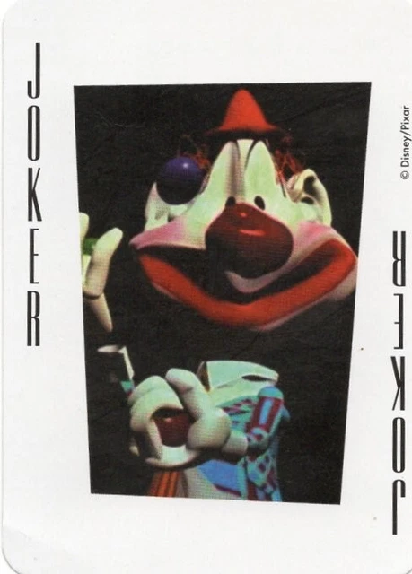 RARE MODERN &DISNEY - Pixar Cartoon Film Character" JOKER Play Card #18 ...