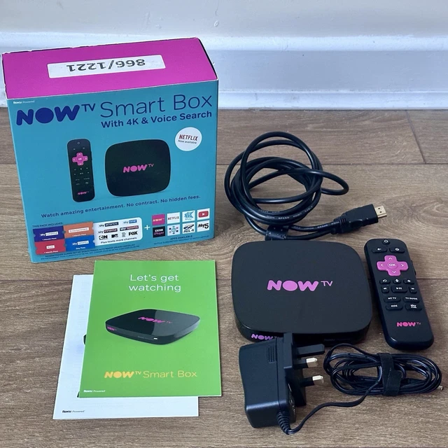 NOW TV (MODEL 4631) 4K Smart Box Media Streaming Box- Working - w ...